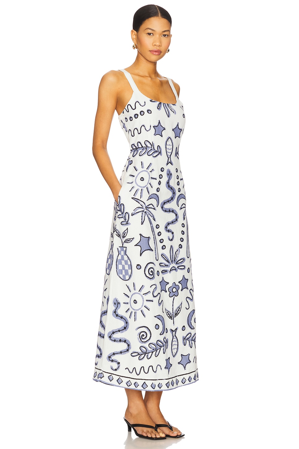 Cleobella Shelly Ankle Dress in Verona Print | REVOLVE