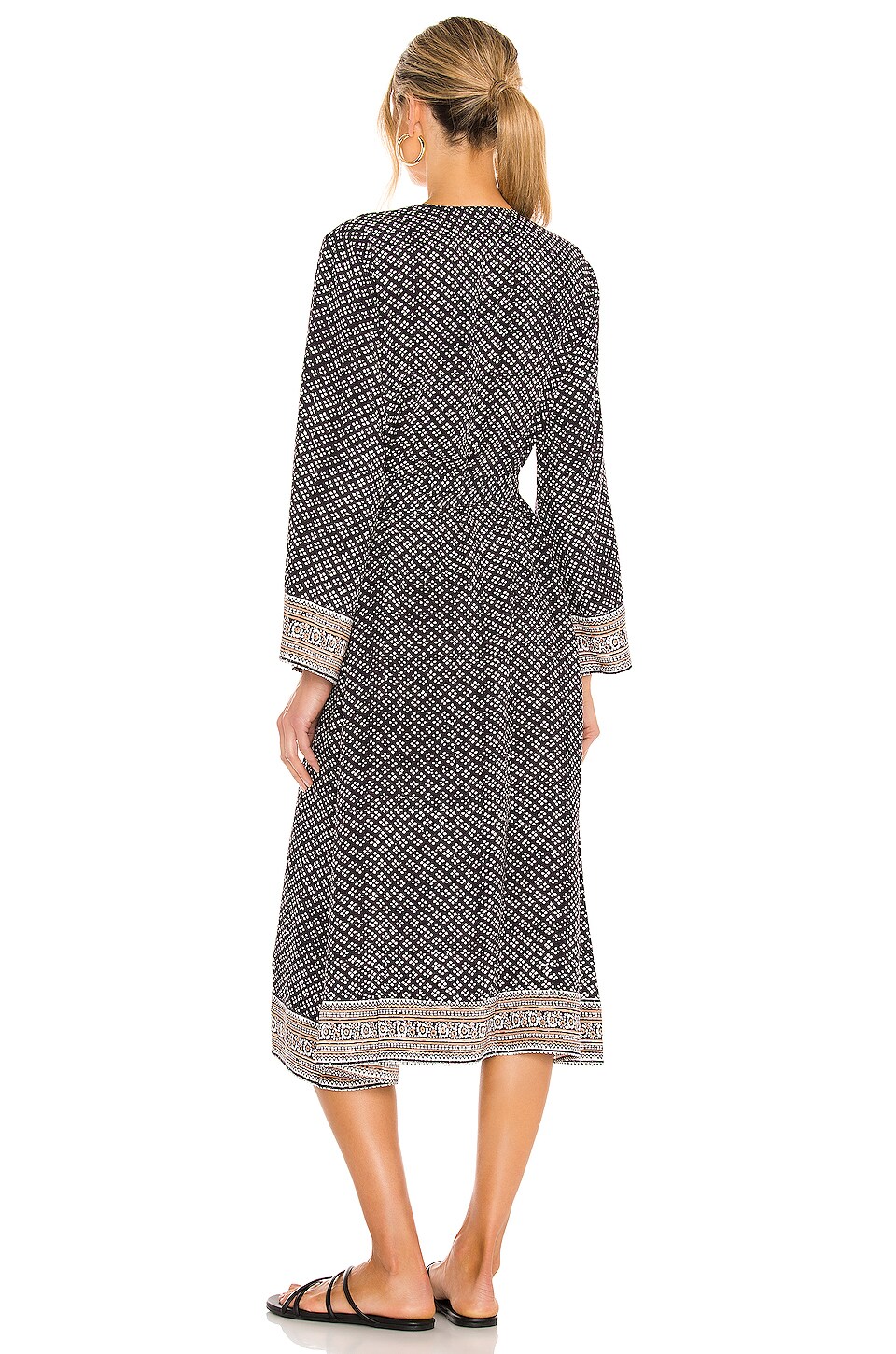 Cleobella Garnet Midi Kimono in Murda Block Print | REVOLVE