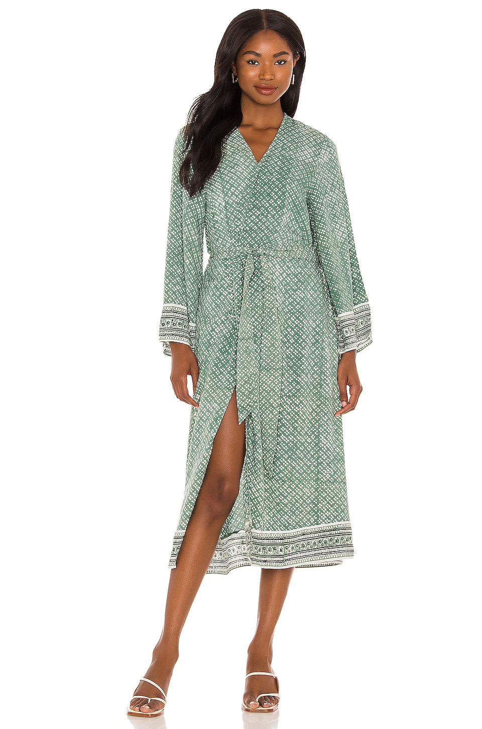 Cleobella X REVOLVE Garnet Kimono in Green Mudra | REVOLVE