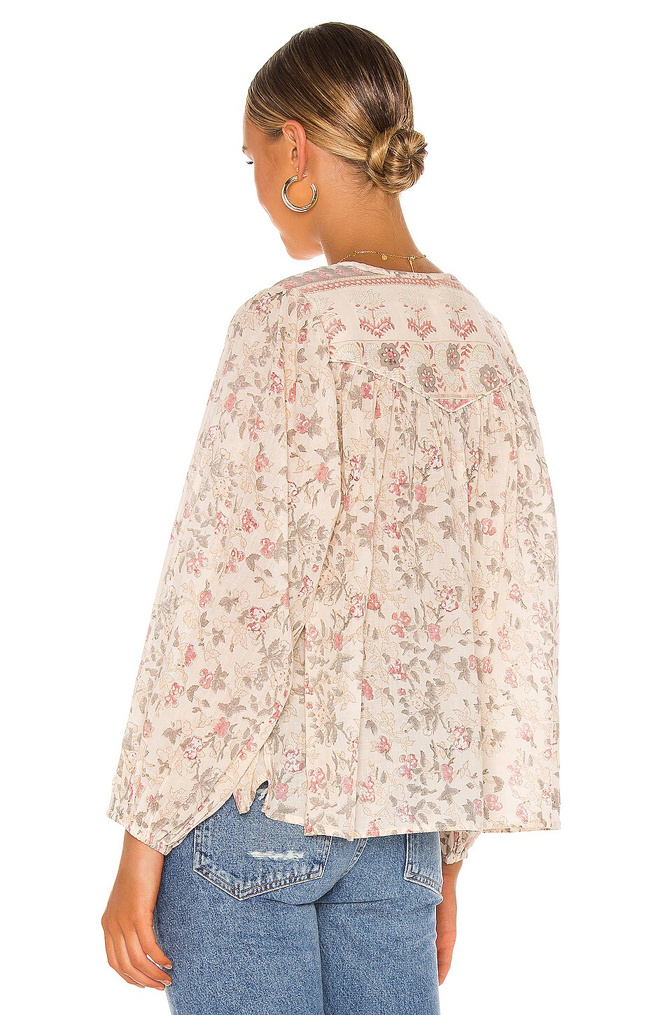 Cleobella Helena Blouse in Romantic Floral | REVOLVE