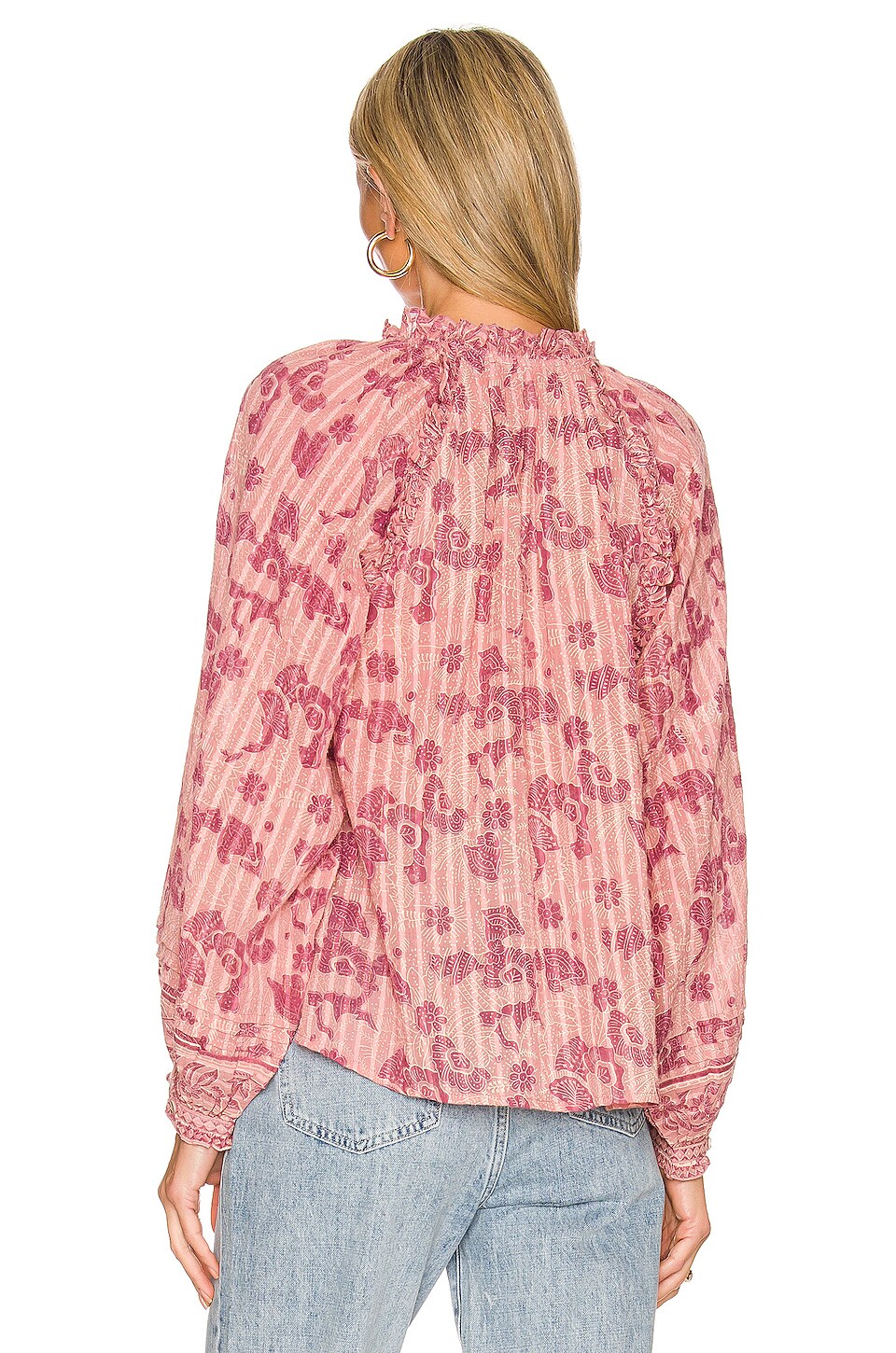 Cleobella Remmy Blouse in Batik Print | REVOLVE