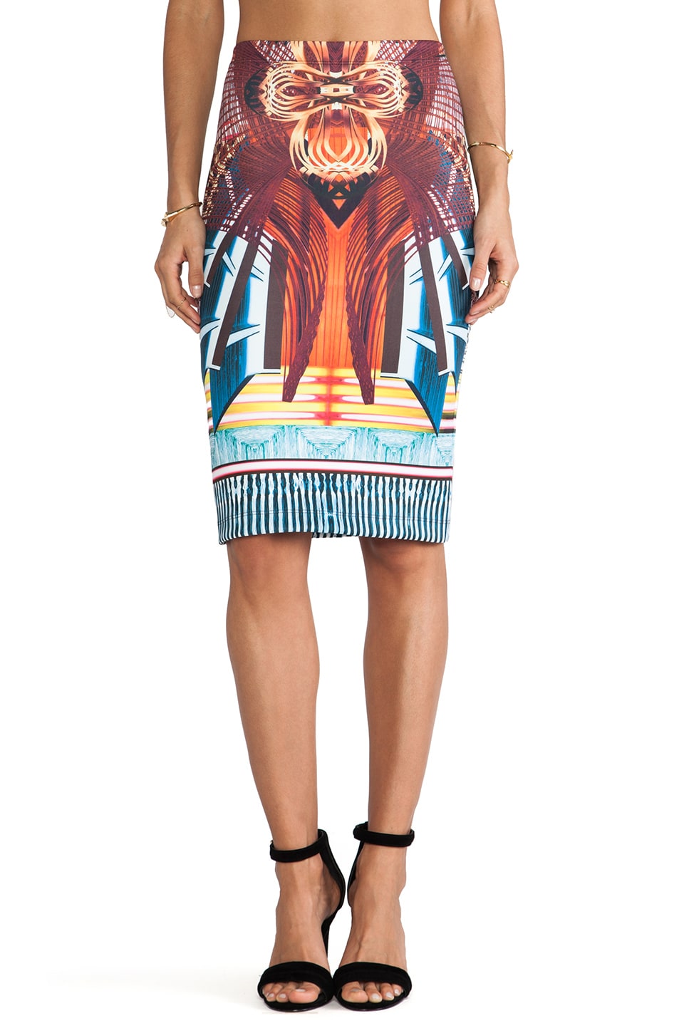 Clover Canyon Furniture Weave Neoprene Skirt in Multi | REVOLVE