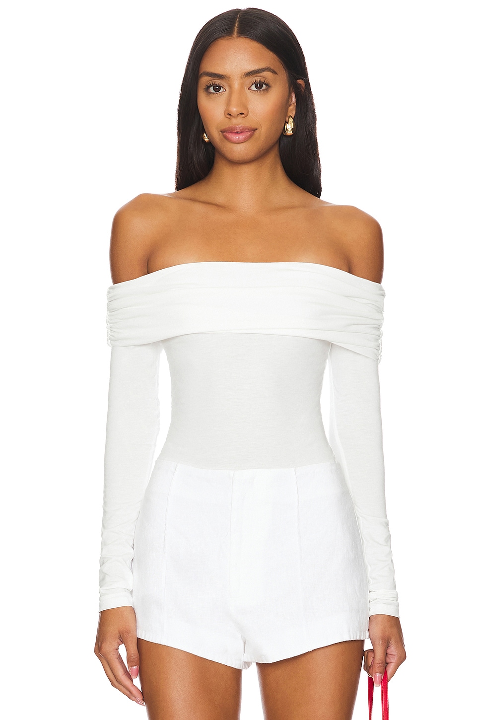 CLYQUE Cambria Bodysuit in Ivory | REVOLVE