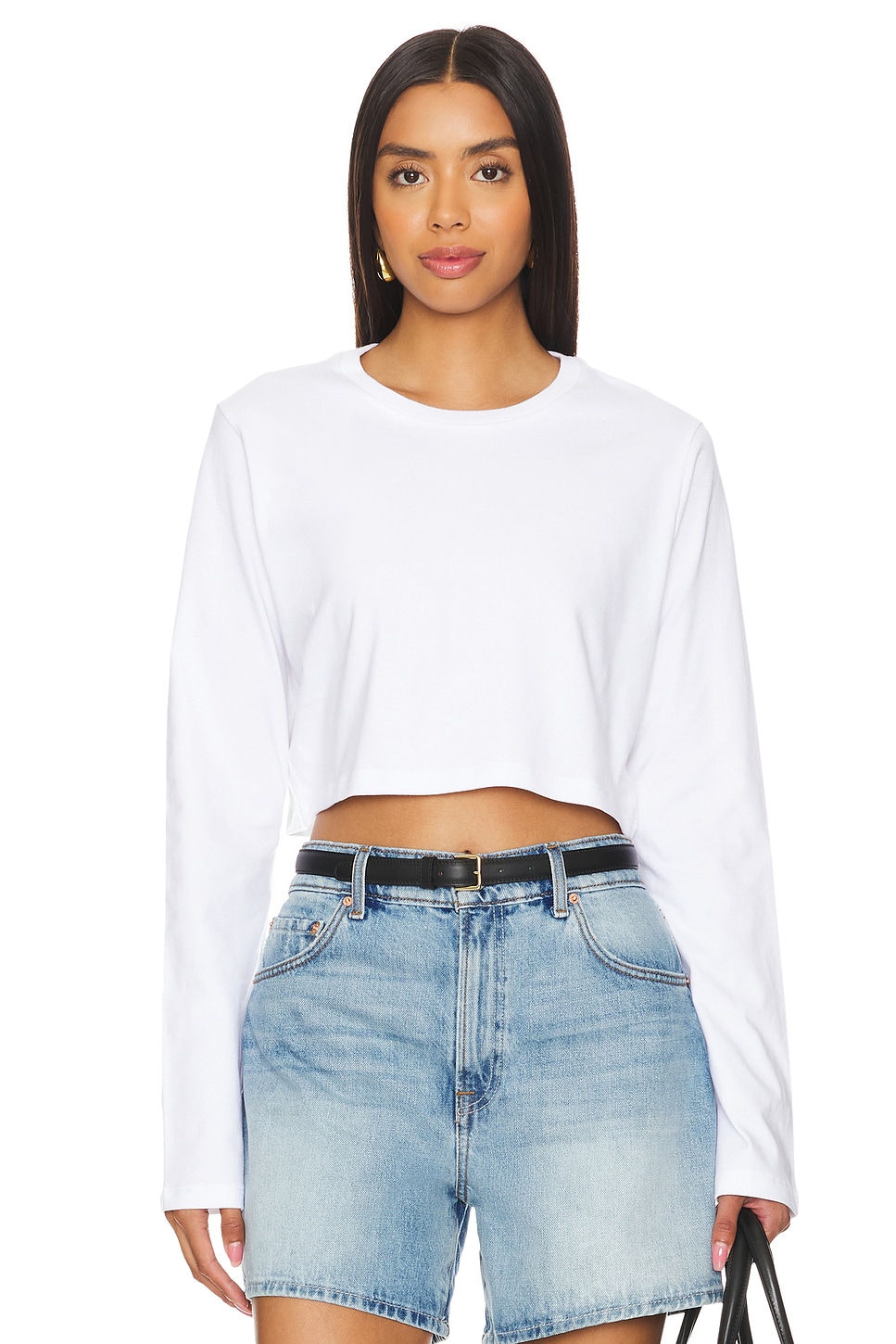 CLYQUE Early Crop Tee in White | REVOLVE