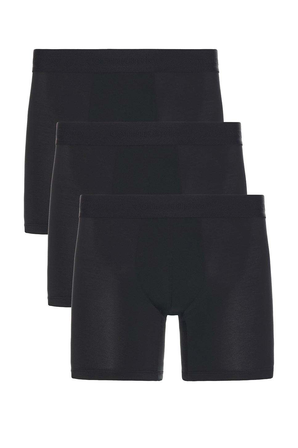 Commando Micro Modal Modern Fit 3 Pack Boxer Brief in Black | REVOLVE