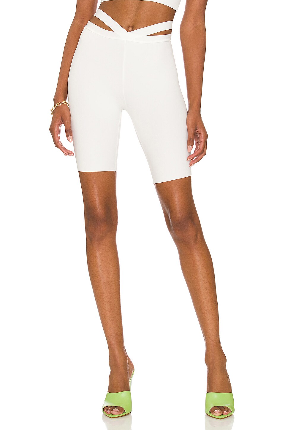 Commando Banded Biker Short in Black | REVOLVE