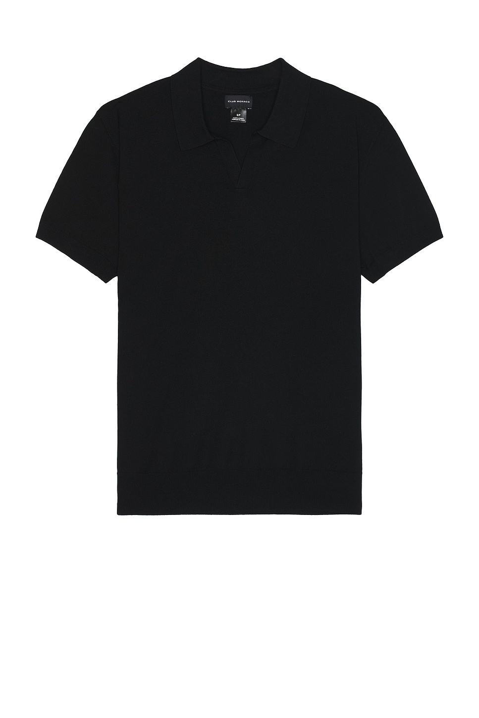 Club Monaco Tech Johnny Collar Polo in Black | REVOLVE