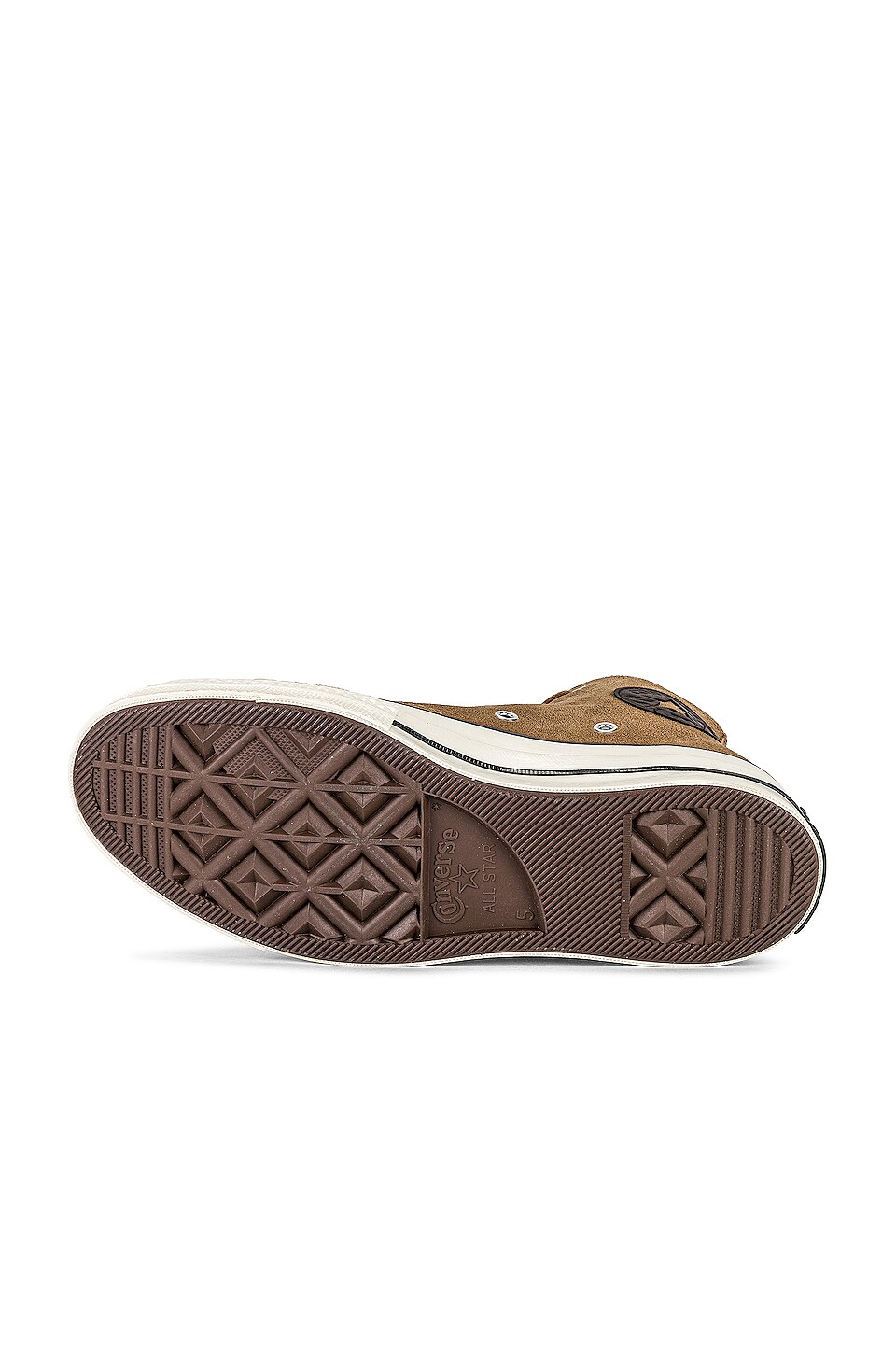 Converse Chuck 70 Suede Sneaker in Sand Dune, Egret, & Black | REVOLVE