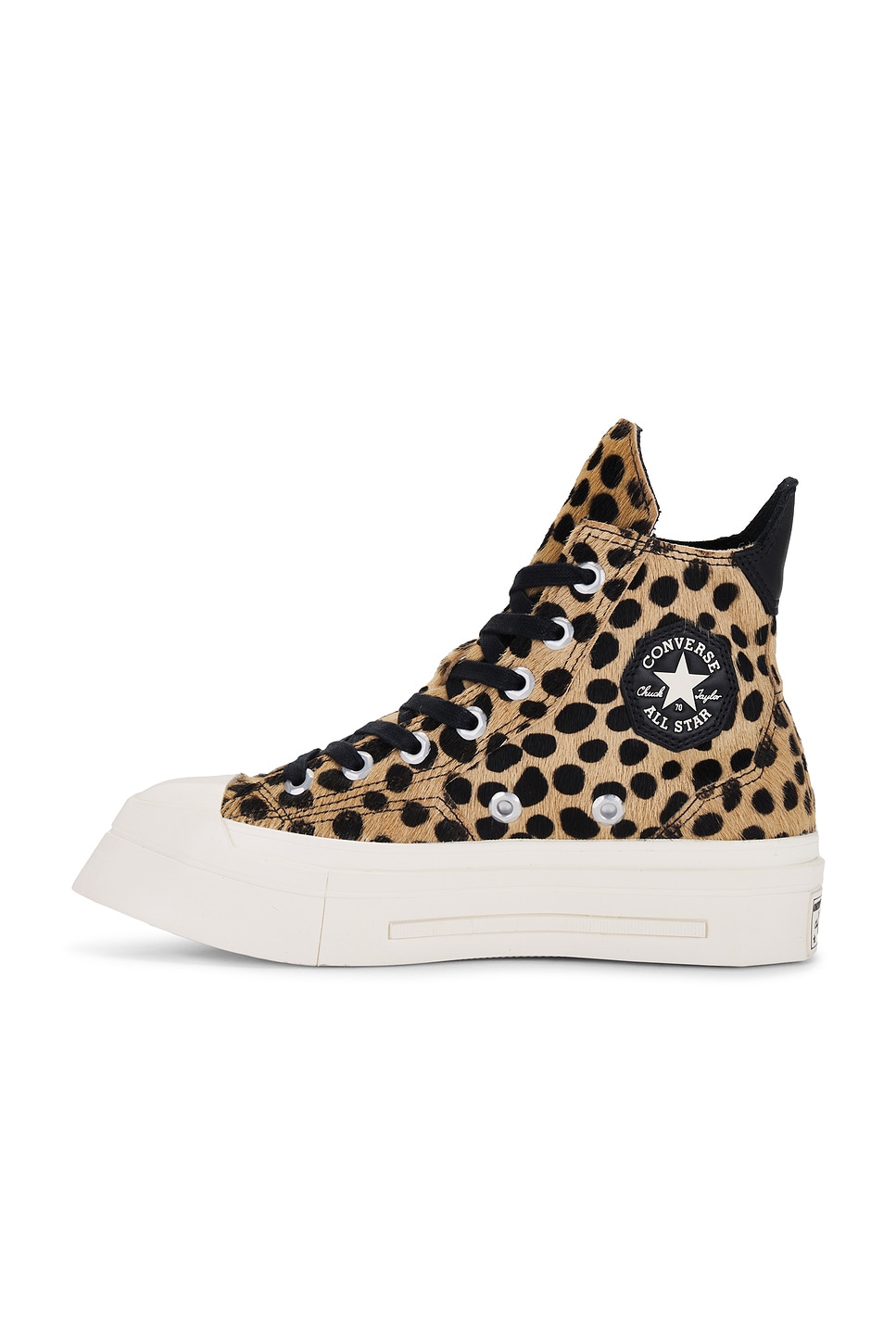 Converse Pony Hair Chuck 70 De Luxe Squared Sneaker in Black & Egret ...