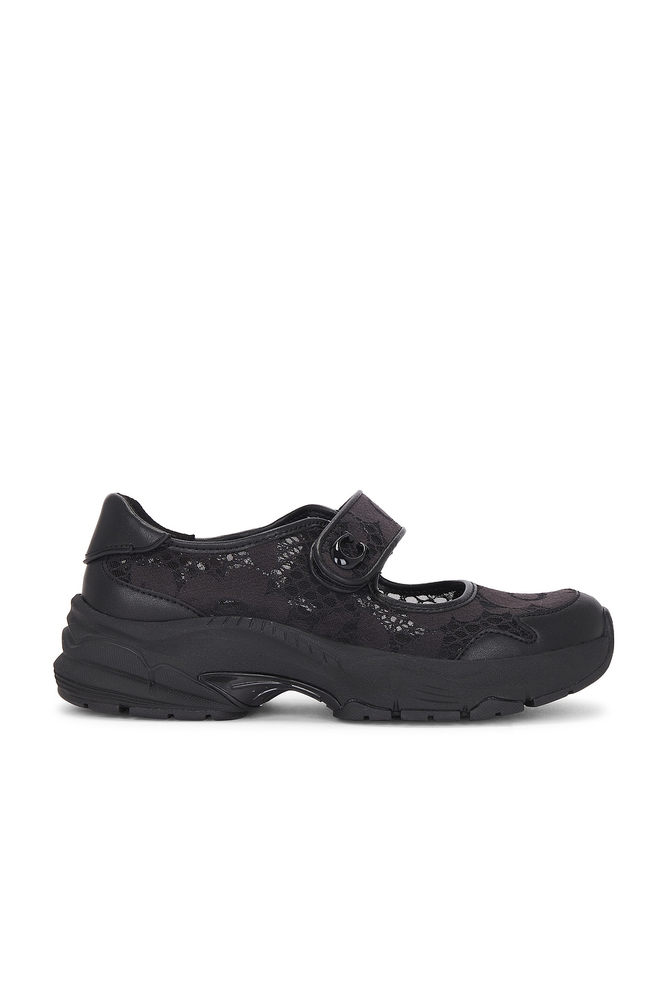 Coach Lace Mary Jane Sneaker in Black | REVOLVE