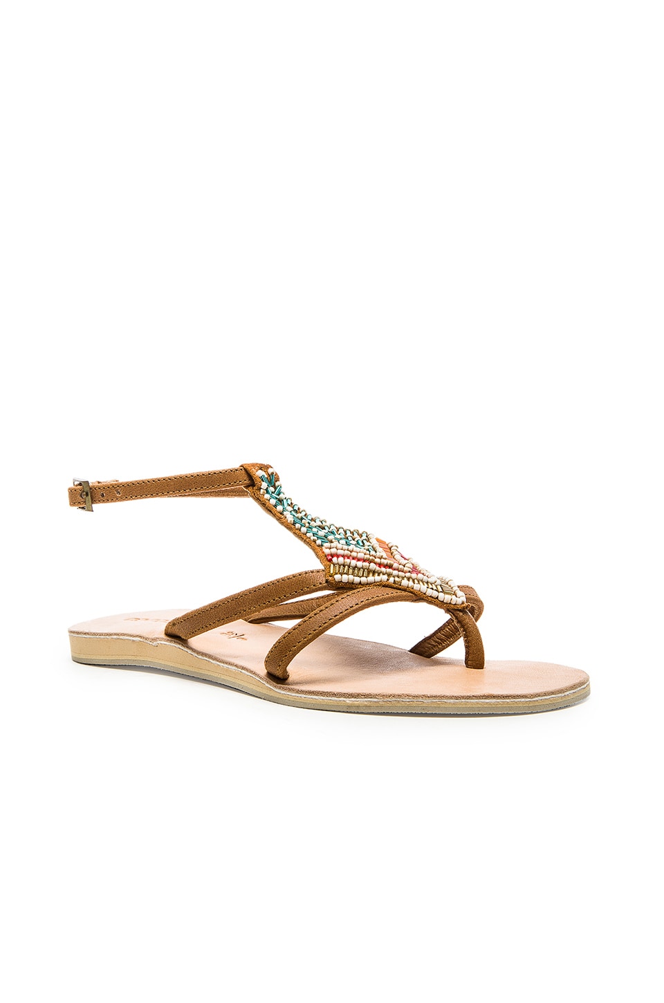 cocobelle Arrow Sandal in Brown | REVOLVE
