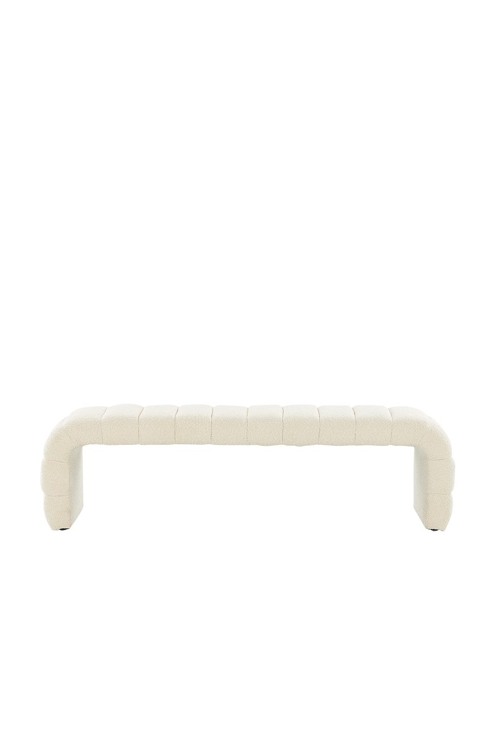 Coco Republic Westwood Bench in Ivory Boucle | REVOLVE