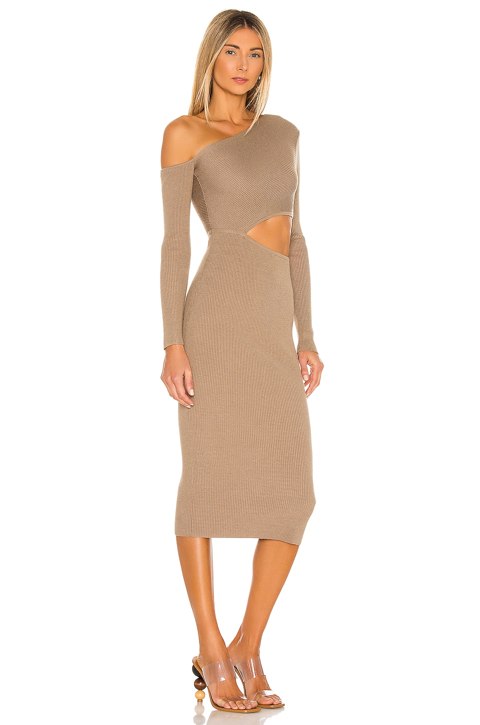Camila Coelho Nahla Knit Dress in Sage | REVOLVE