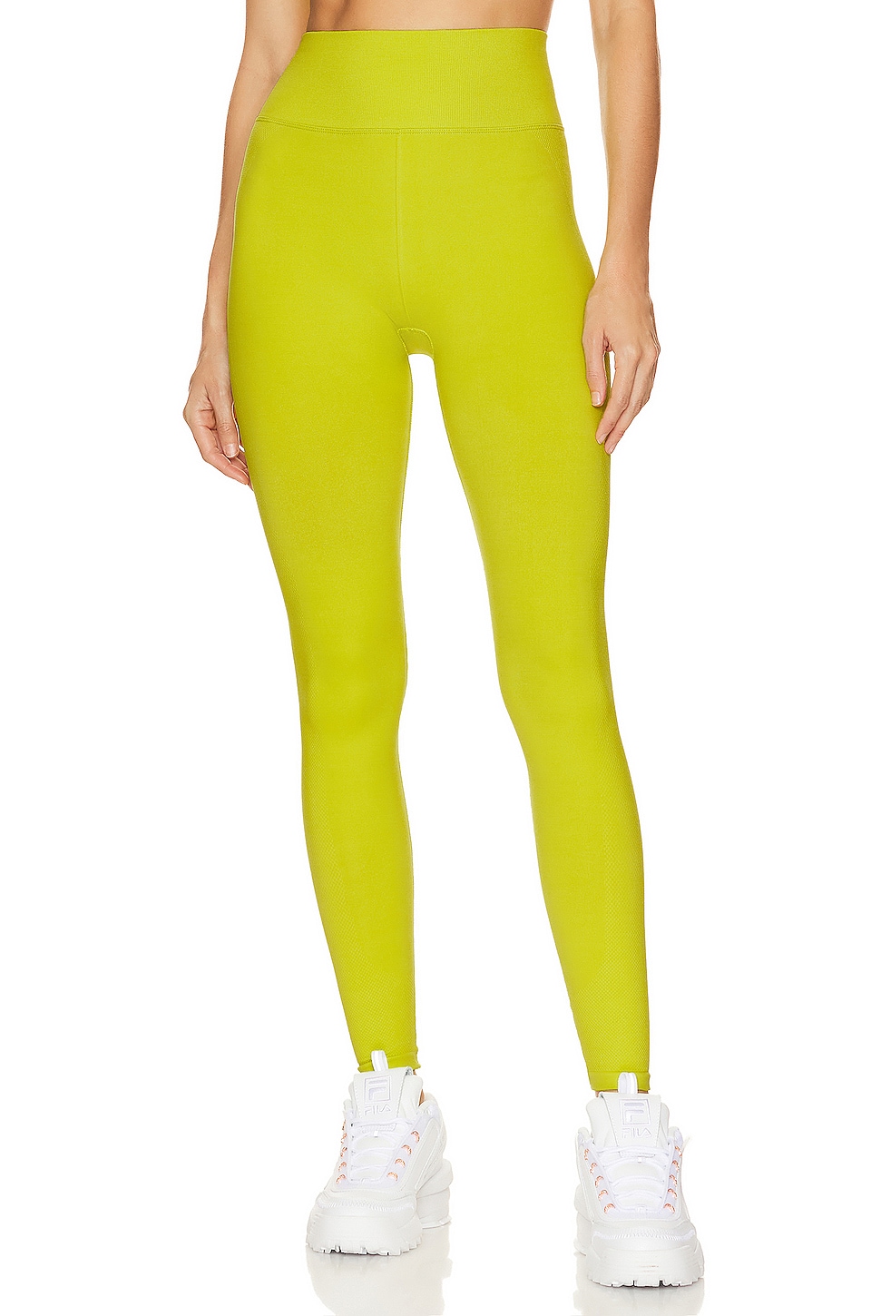 Camila Coelho Arlette 7/8 Legging in Chartreuse | REVOLVE
