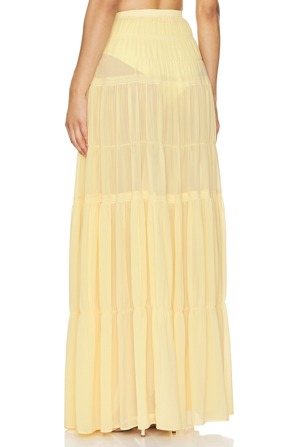 Camila Coelho Yara Maxi Skirt in Sunlight Yellow | REVOLVE