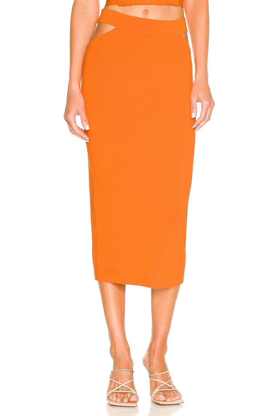Camila Coelho Dominic Skirt in Orange | REVOLVE