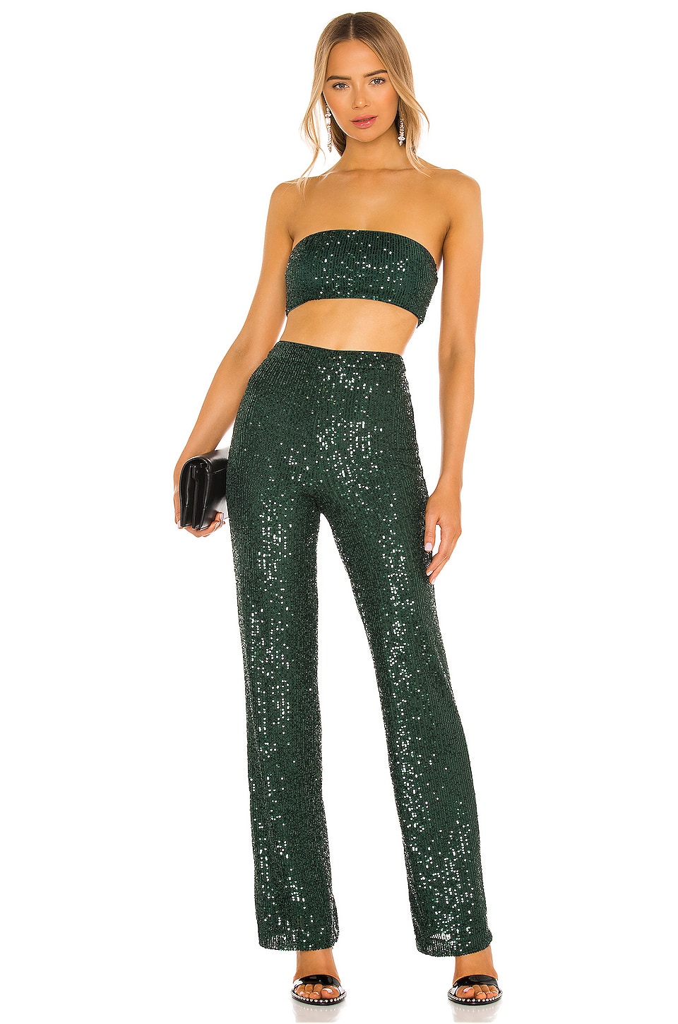 Camila Coelho Calvin Crop Top in Green | REVOLVE