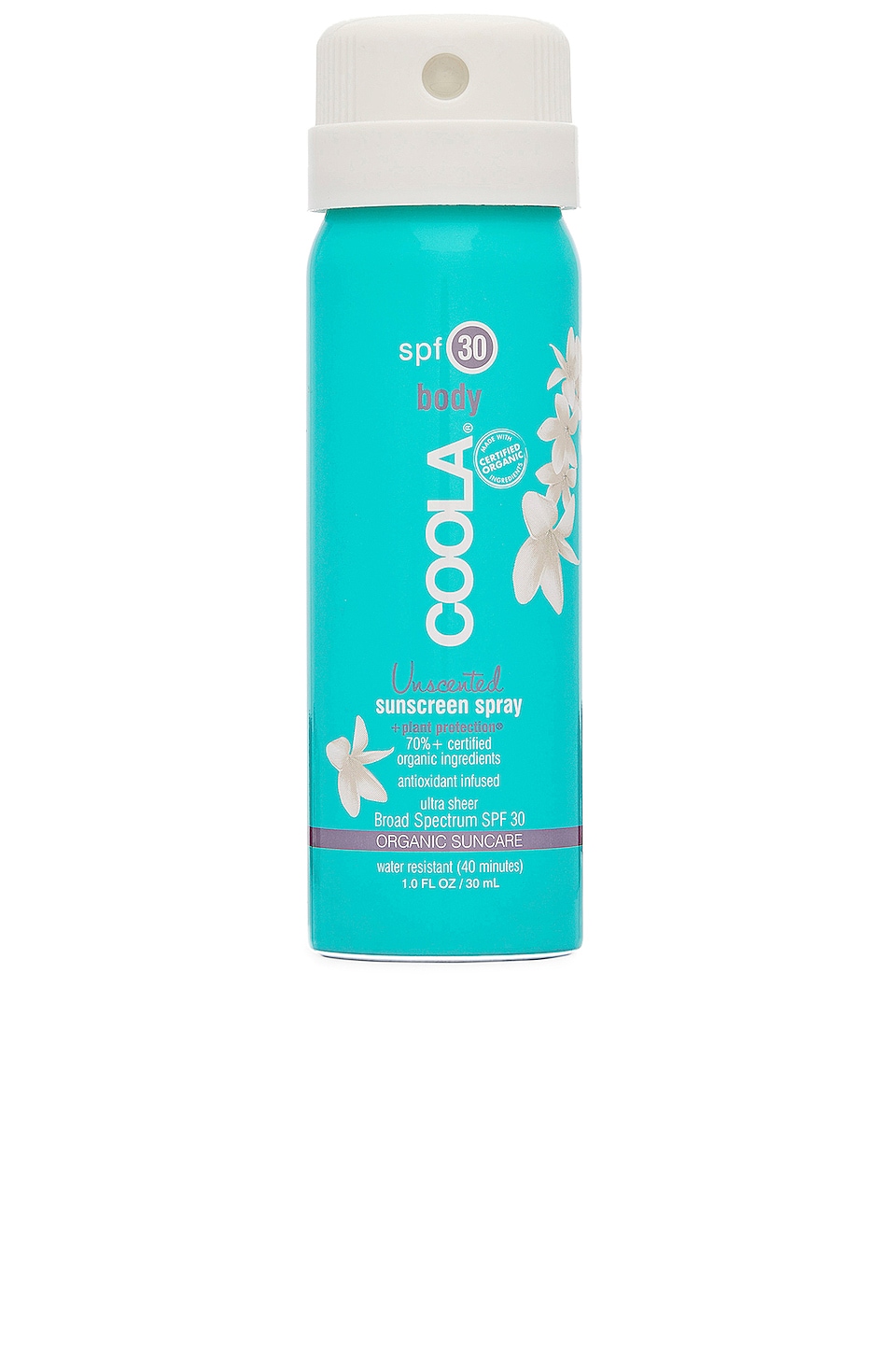 COOLA Travel Body SPF 30 Unscented Sunscreen Spray | REVOLVE