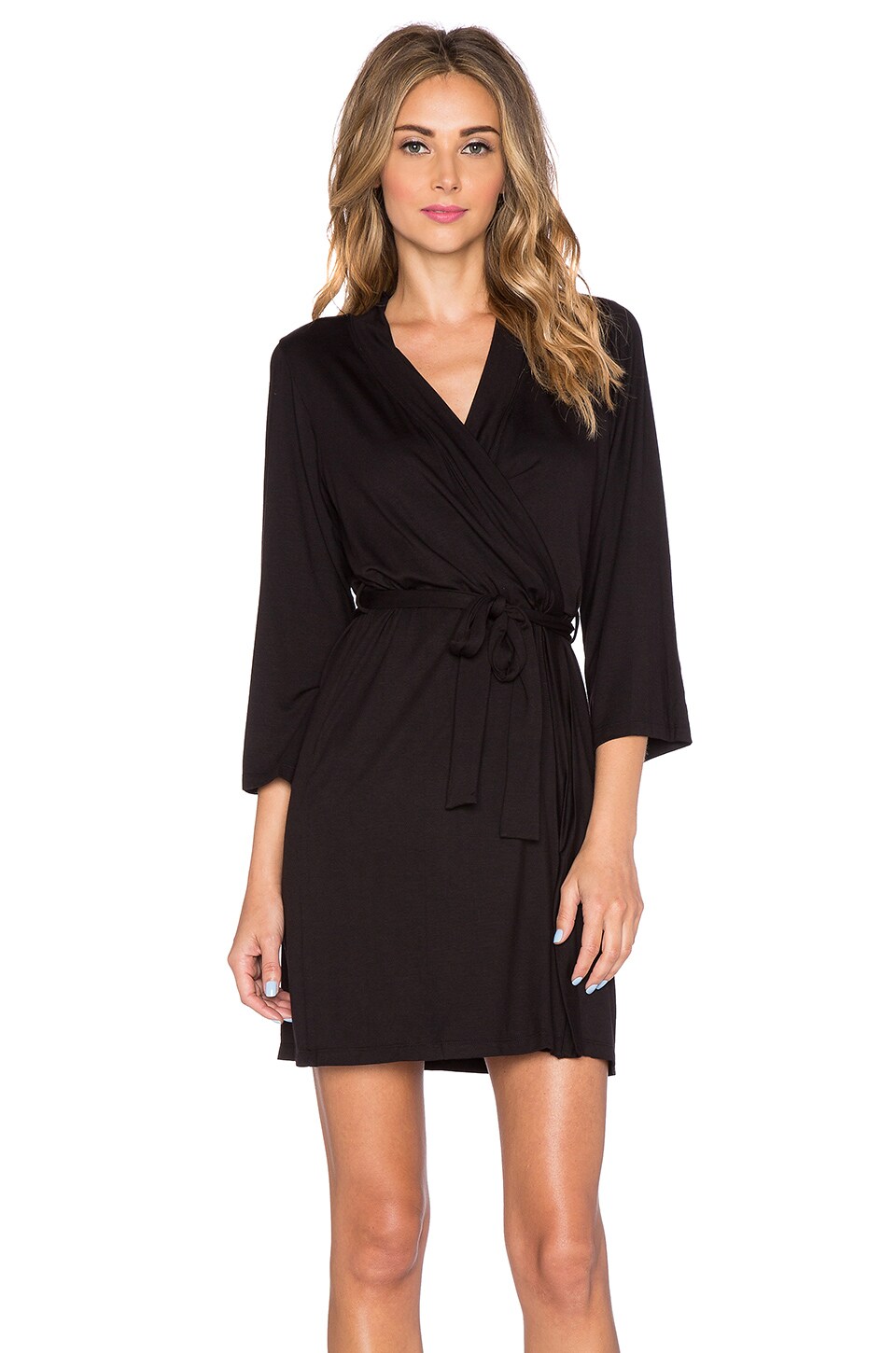 Cosabella Talco Robe in Black | REVOLVE