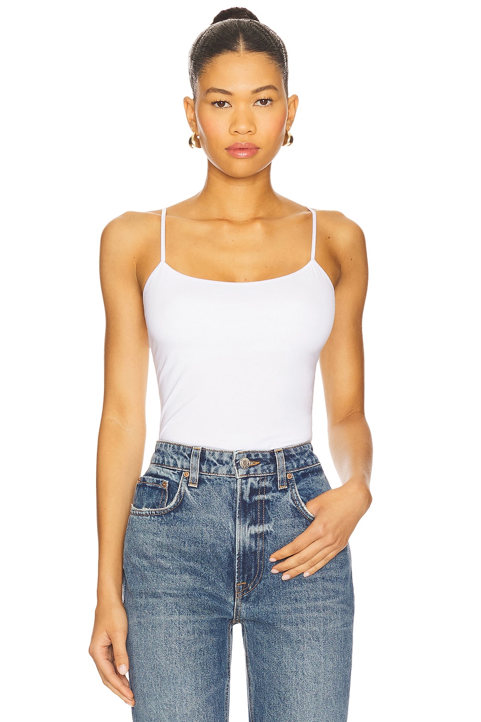Cosabella Talco Long Camisole in White | REVOLVE