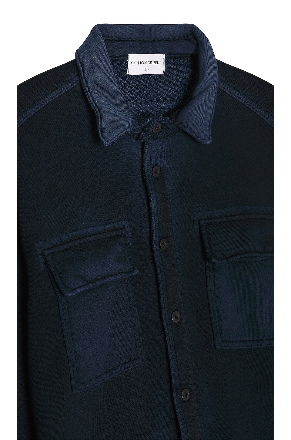 COTTON CITIZEN The Bronx Buttondown in Vintage Navy | REVOLVE
