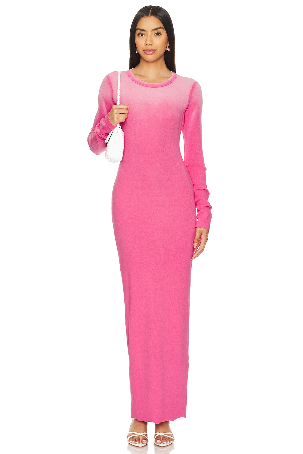 COTTON CITIZEN X Revolve Verona Crewneck Maxi Dress in Pink Cast | REVOLVE