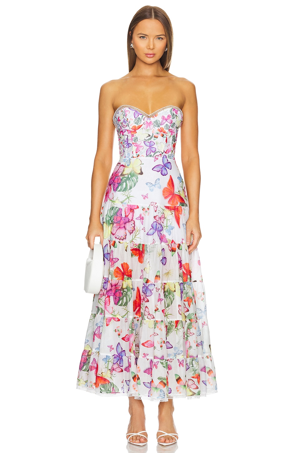 Charo Ruiz Ibiza Danny Dress in White Borbo | REVOLVE