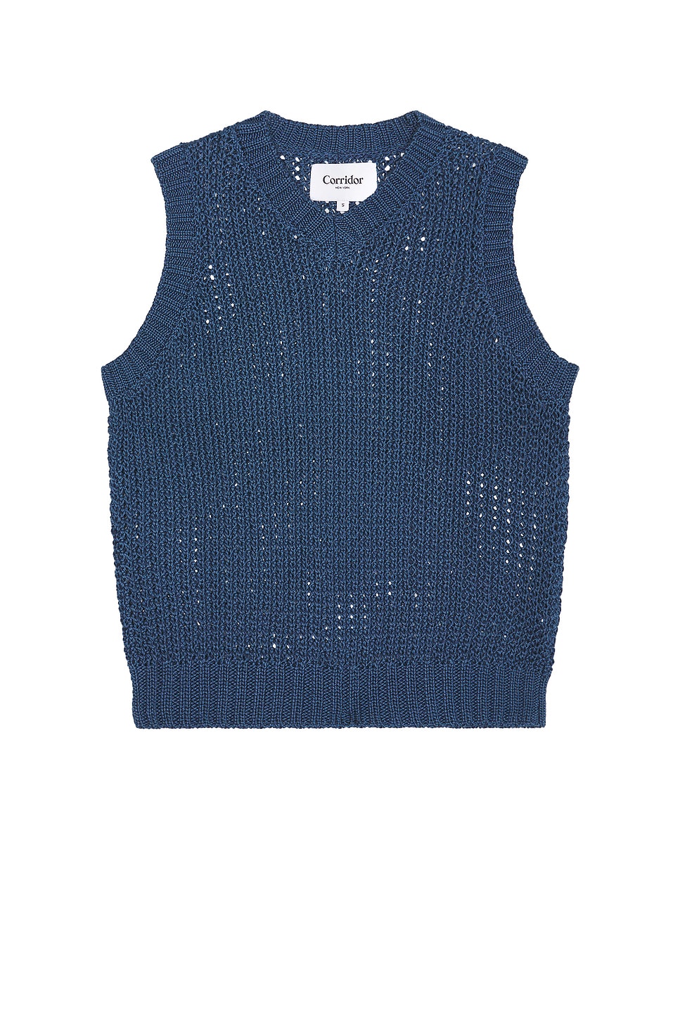 Corridor Mercerized Vest in Blue | REVOLVE