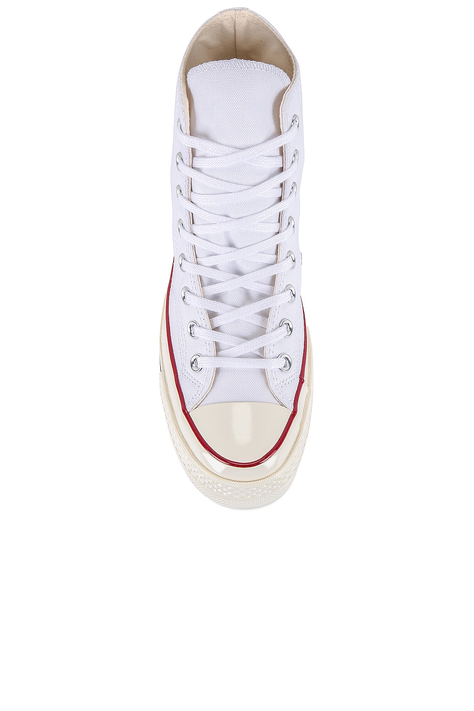 Converse Chuck 70 Canvas Hi Tops in White, Garnet, Egret | REVOLVE