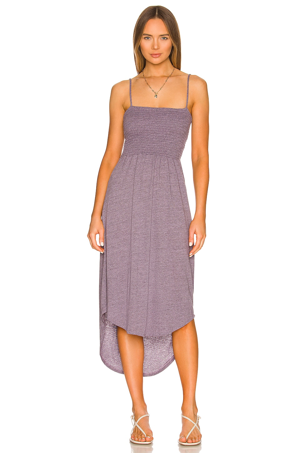 Chaser Shirttail Midi Sundress in Pegasus | REVOLVE