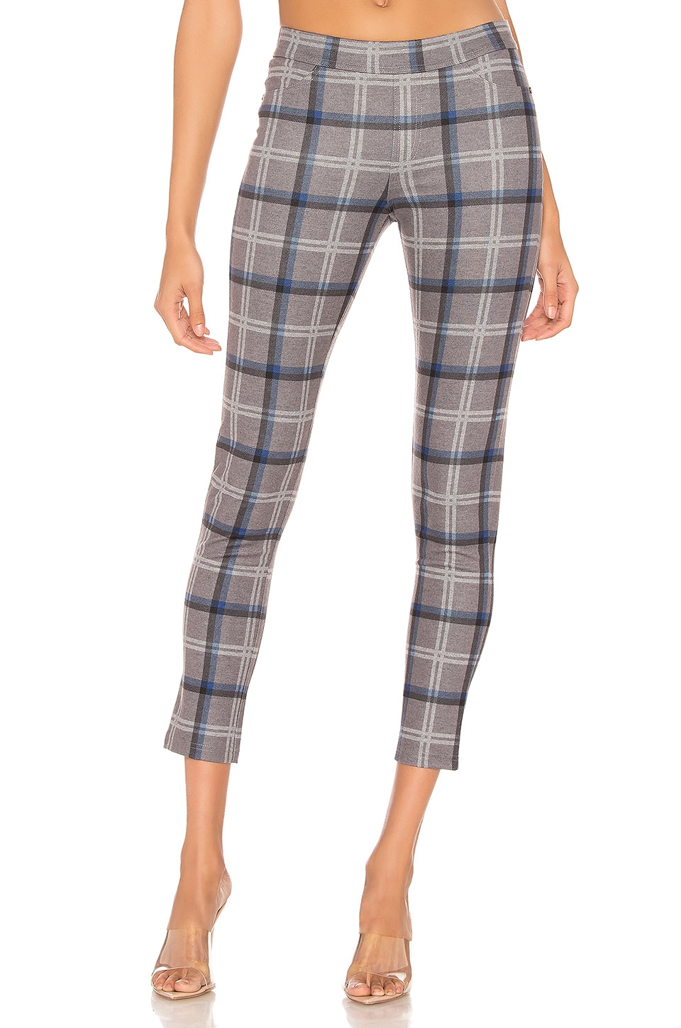 Chaser Skinny Pants in Grey Plaid | REVOLVE