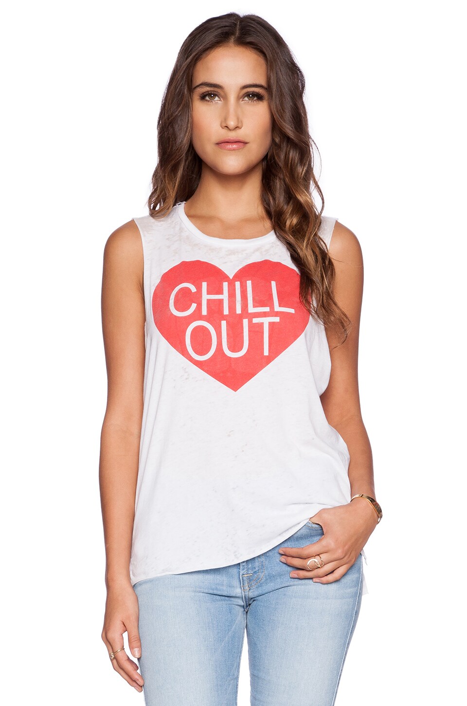 Chaser Chill Out Tank in White | REVOLVE