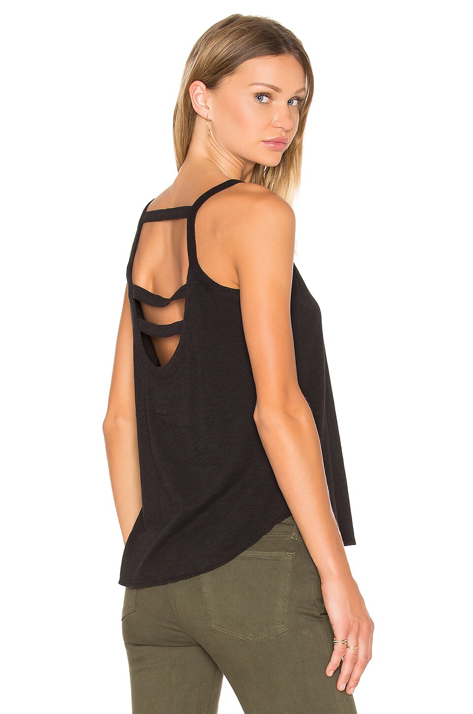 Chaser Strappy Back Cami in Black | REVOLVE