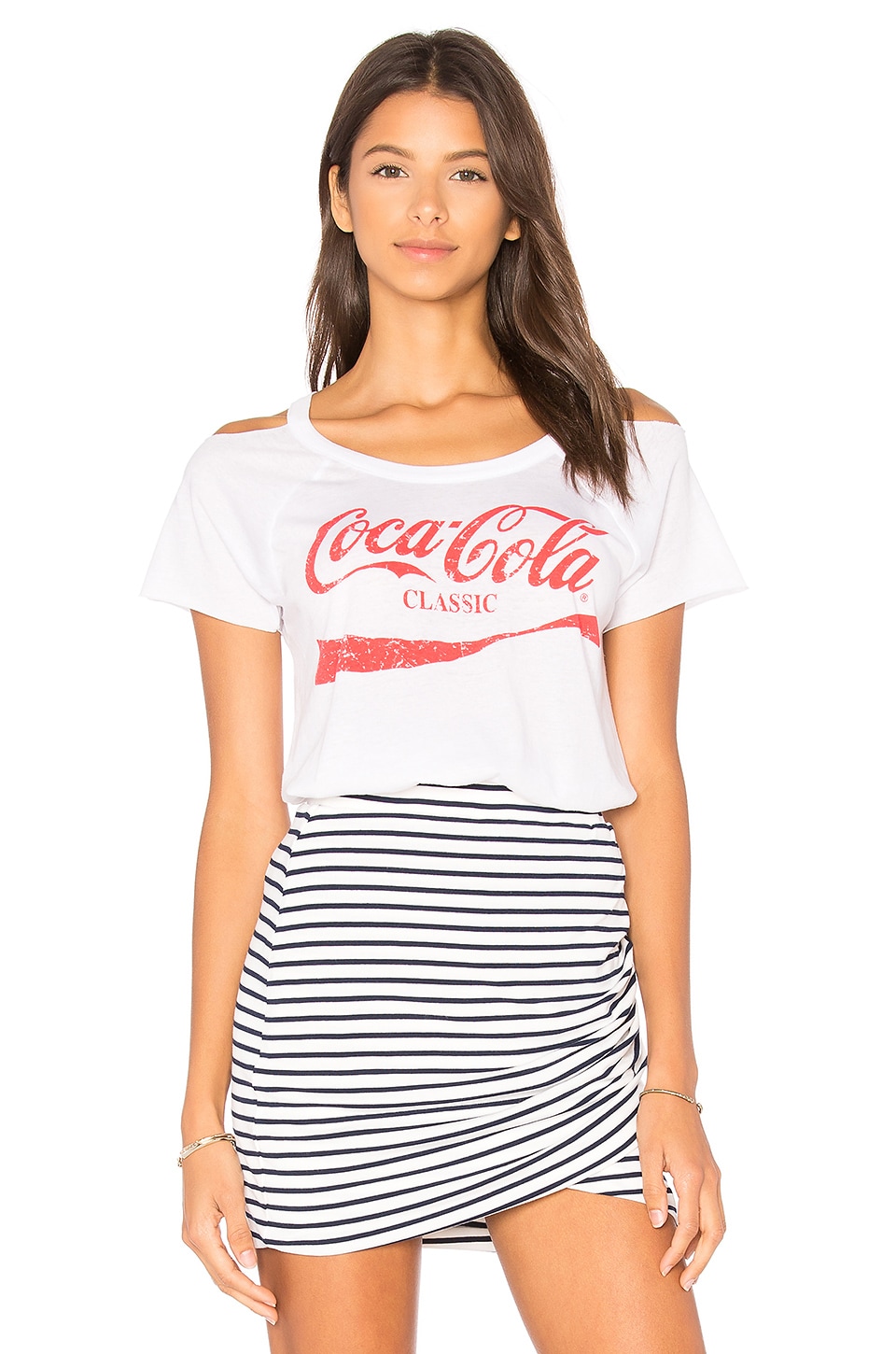 Chaser Coca-Cola Classic Tee in White | REVOLVE