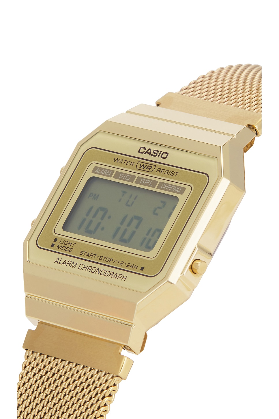 Casio A700 Series Watch in Stainless Steel Gold | REVOLVE