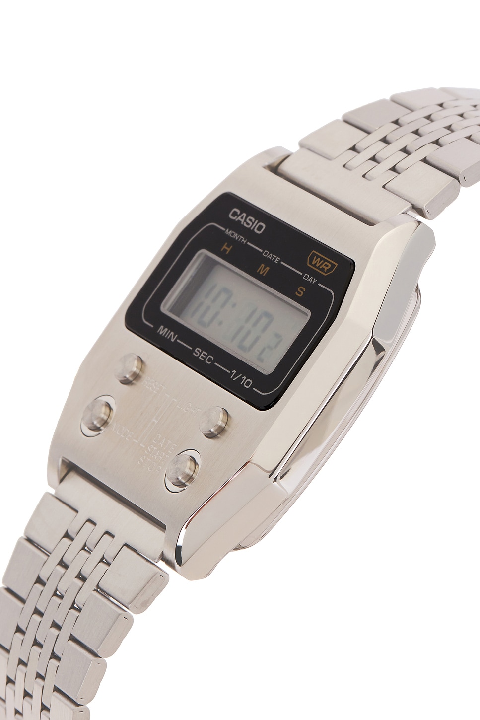Casio Premium Vintage A1100 Series Watch in Silver | REVOLVE