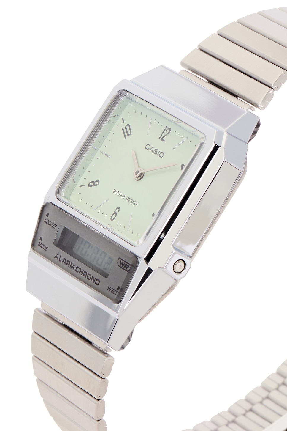 Casio AQ800 Series Watch in Green & Silver | REVOLVE