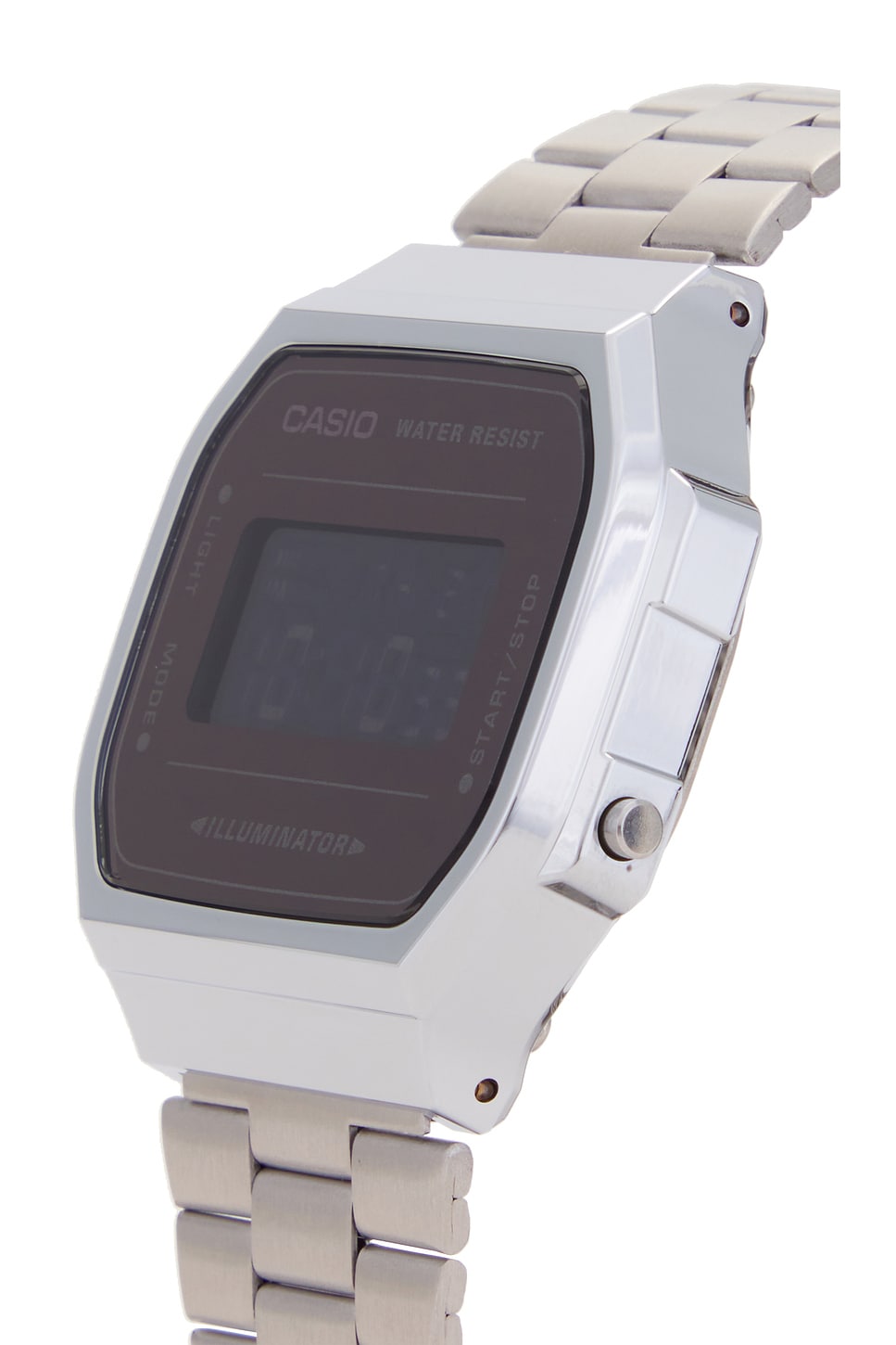 Casio Vintage A168 Series Watch in Silver & Black | REVOLVE