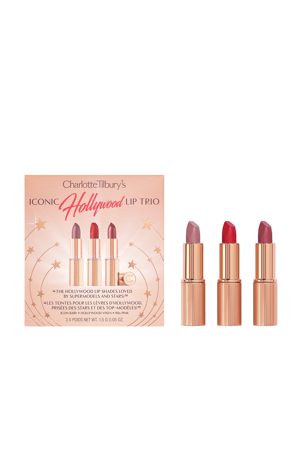 Charlotte Tilbury Charlotte's Iconic Hollywood Lip Trio | REVOLVE