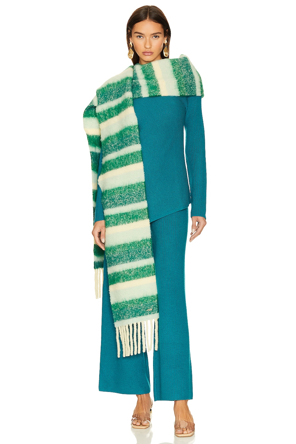 Cult Gaia Niko Scarf in Green Multi | REVOLVE