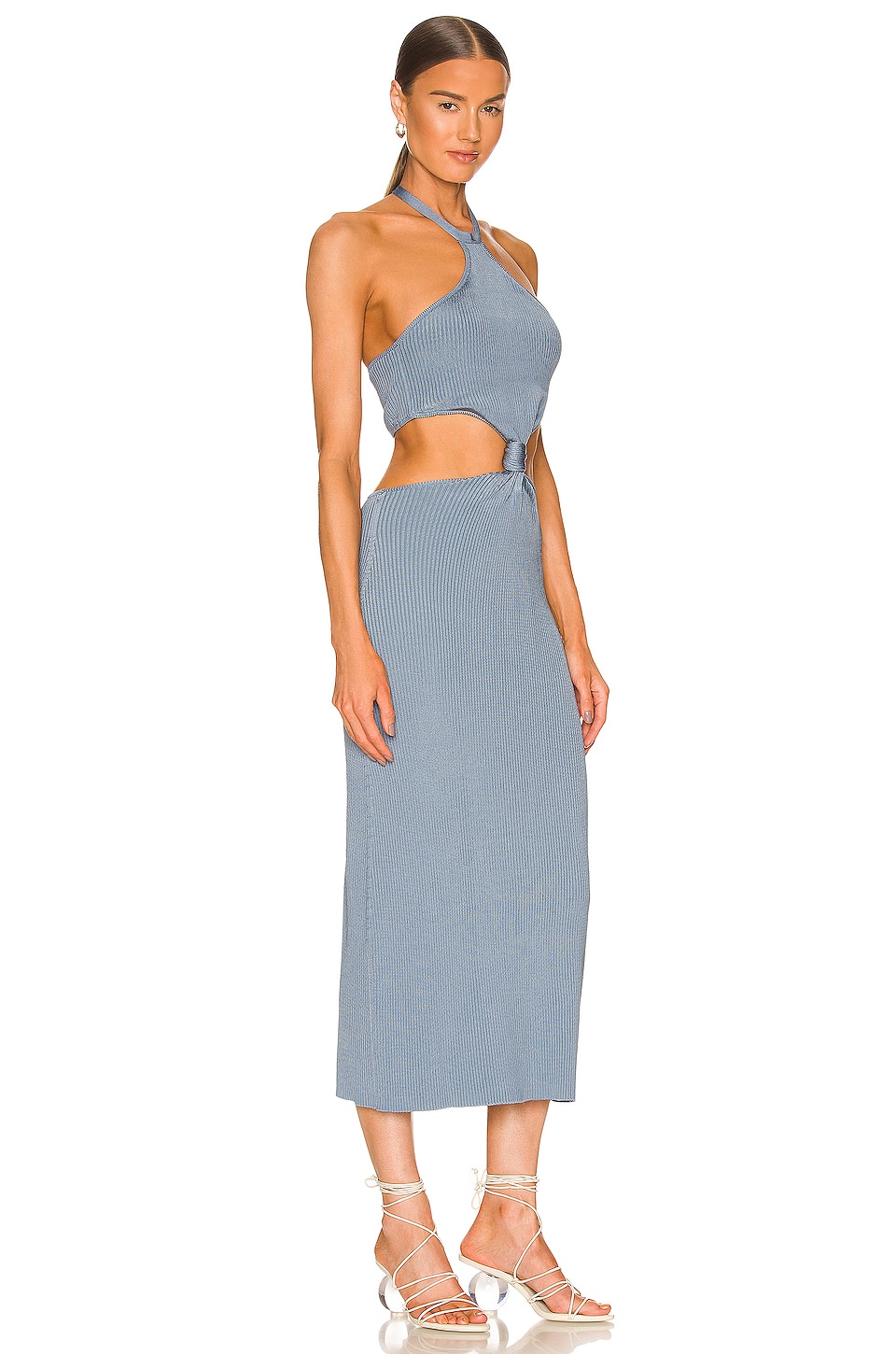 Cult Gaia Cameron Dress in Steel | REVOLVE