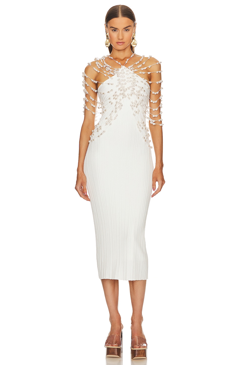 Cult Gaia Cecelia Dress in Off White | REVOLVE