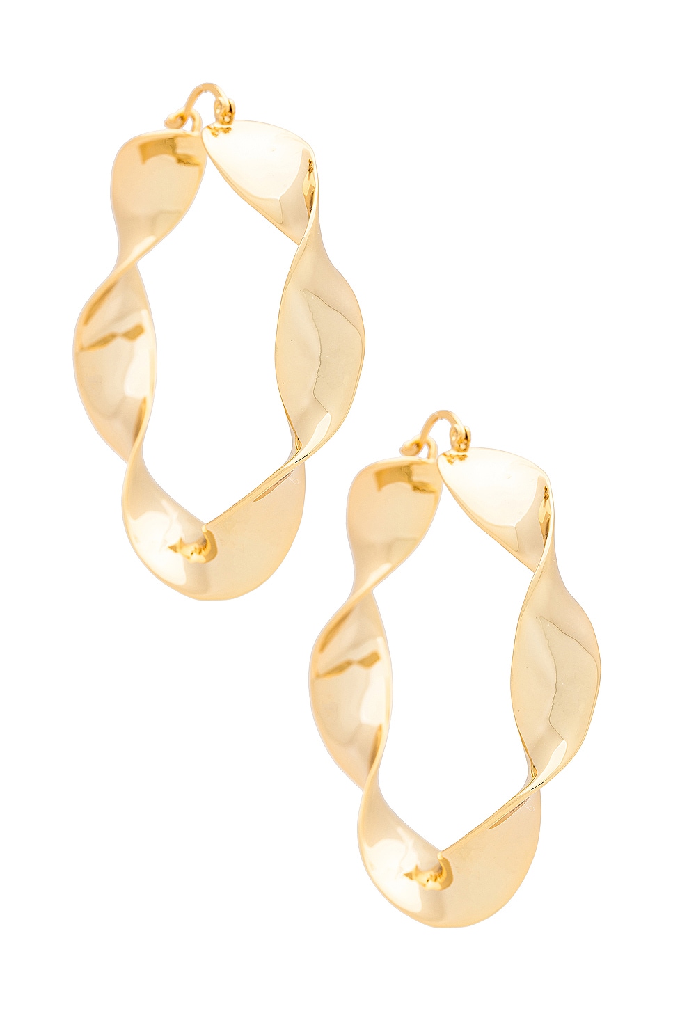 Cult Gaia Yael Earrings in Shiny Brass | REVOLVE