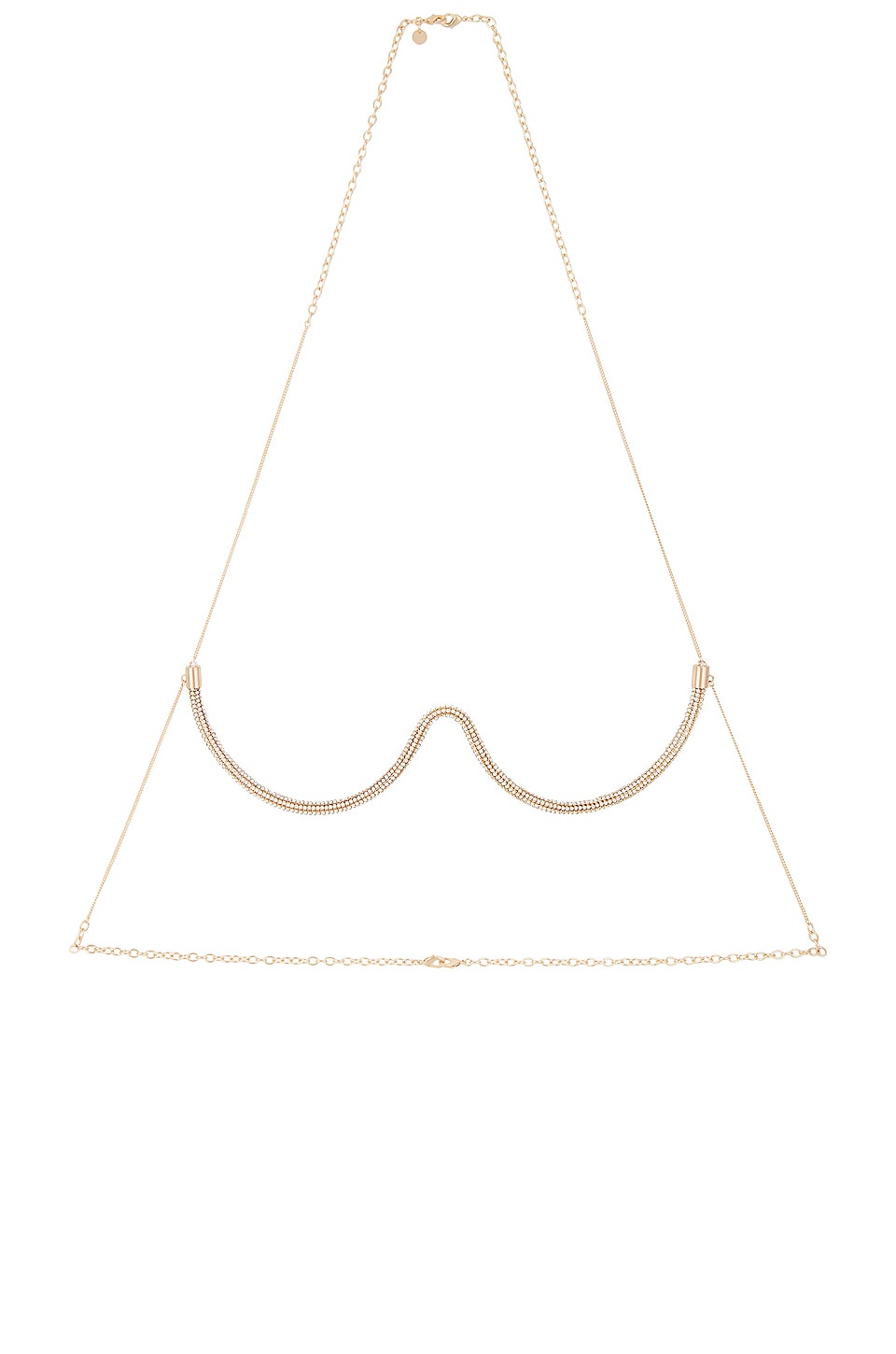 Cult Gaia Asha Body Jewelry in Gold Clear | REVOLVE
