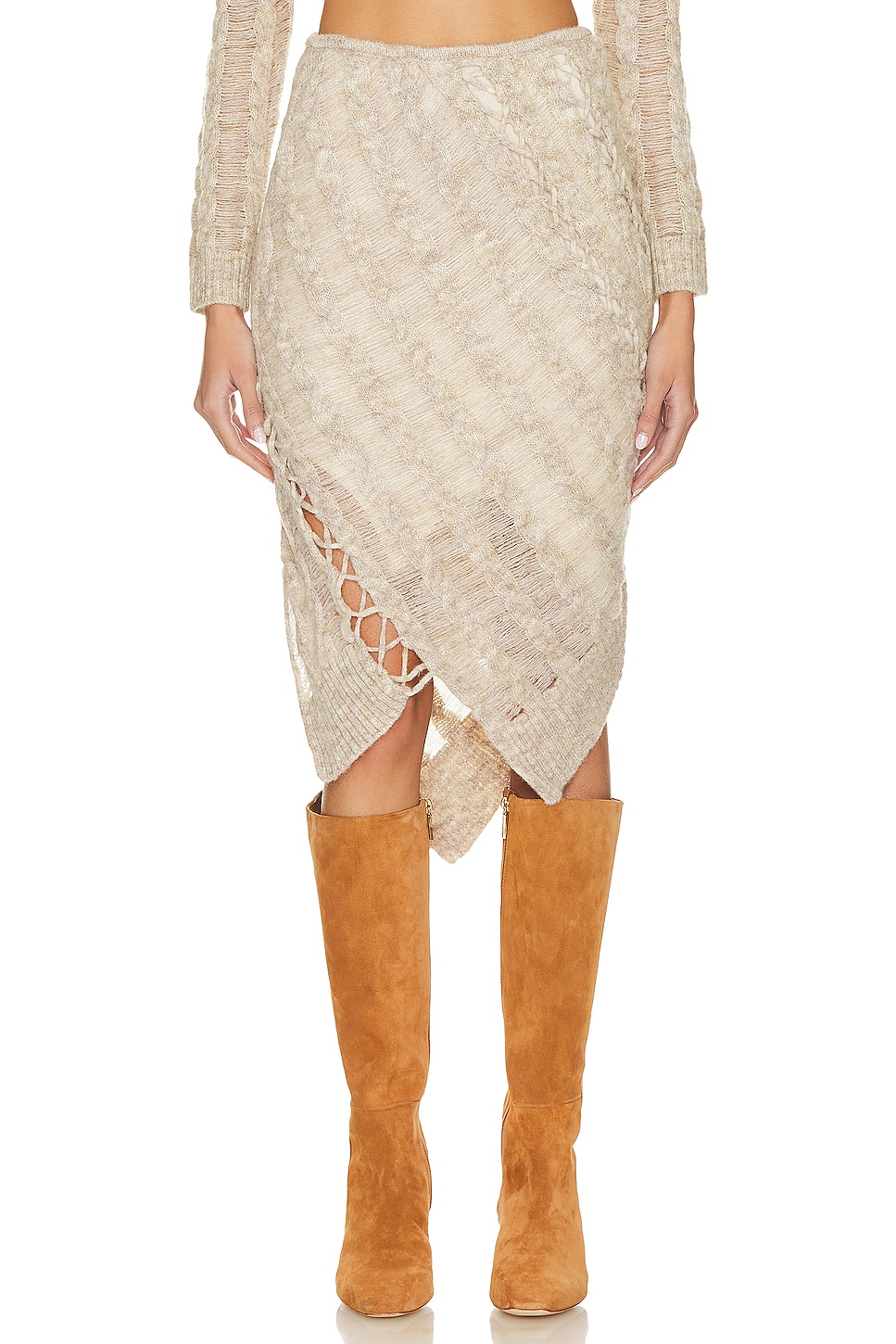 Cult Gaia Saphire Skirt in Tawn Multi | REVOLVE