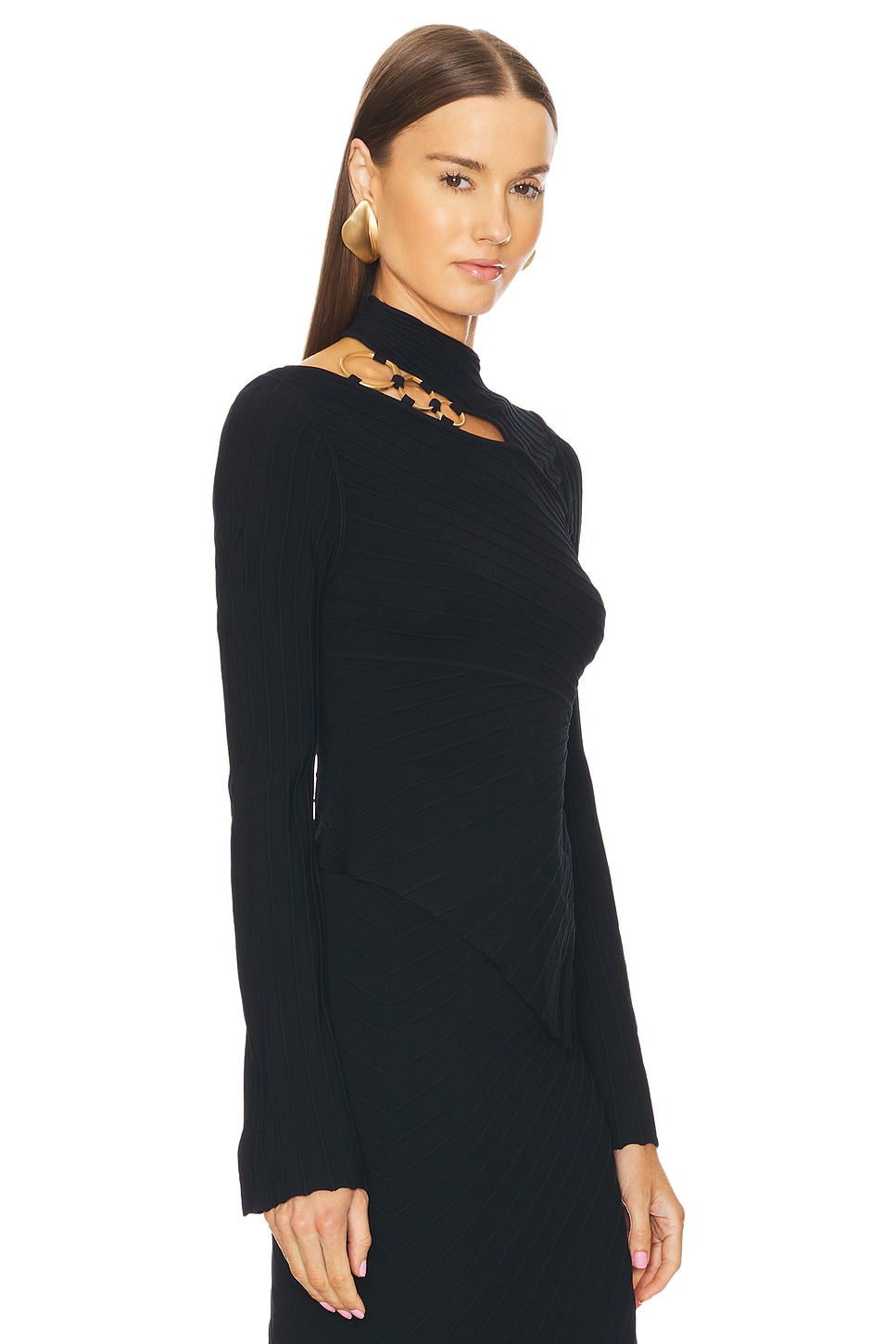 Cult Gaia Ekko Knit Top in Black | REVOLVE