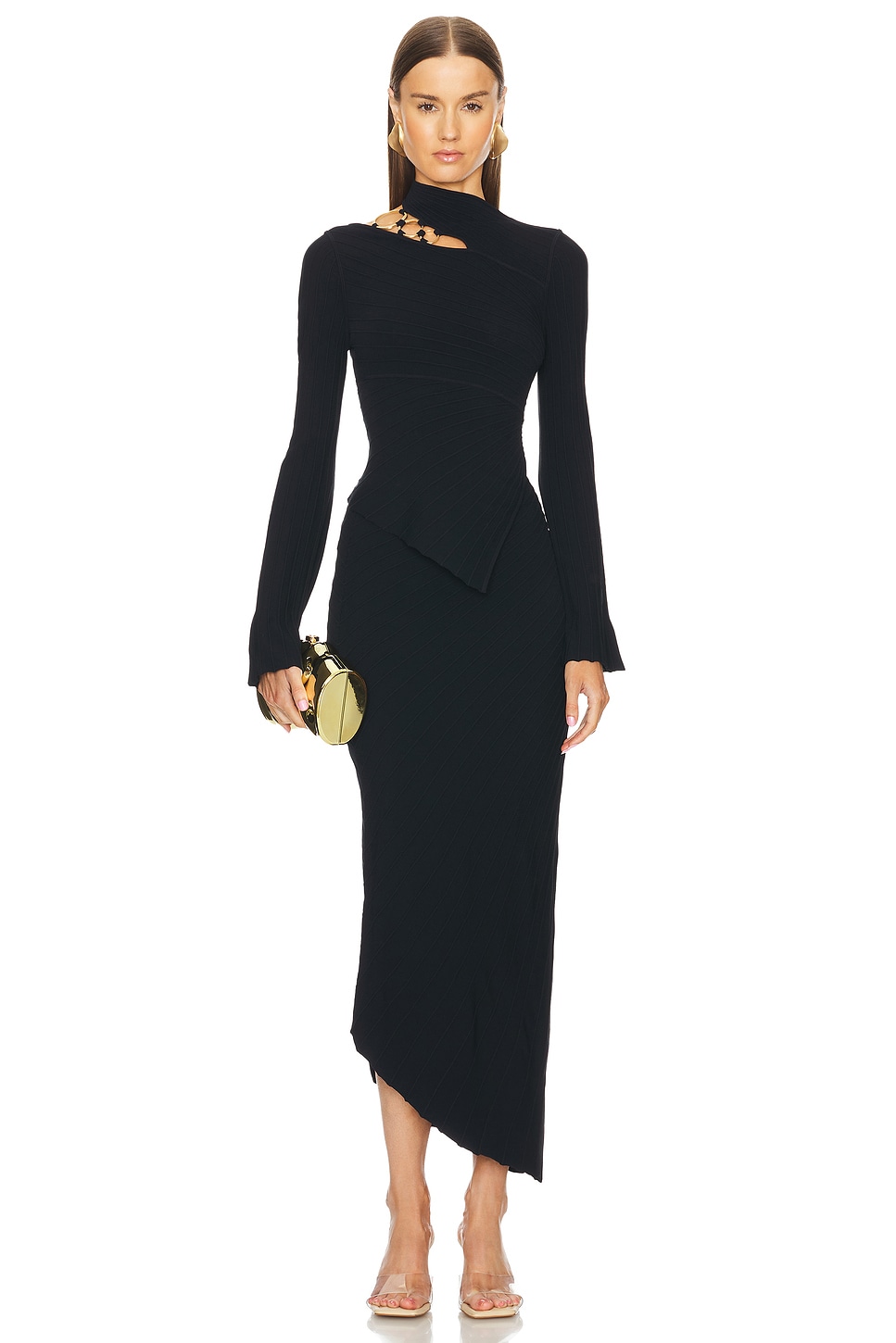 Cult Gaia Ekko Knit Top in Black | REVOLVE