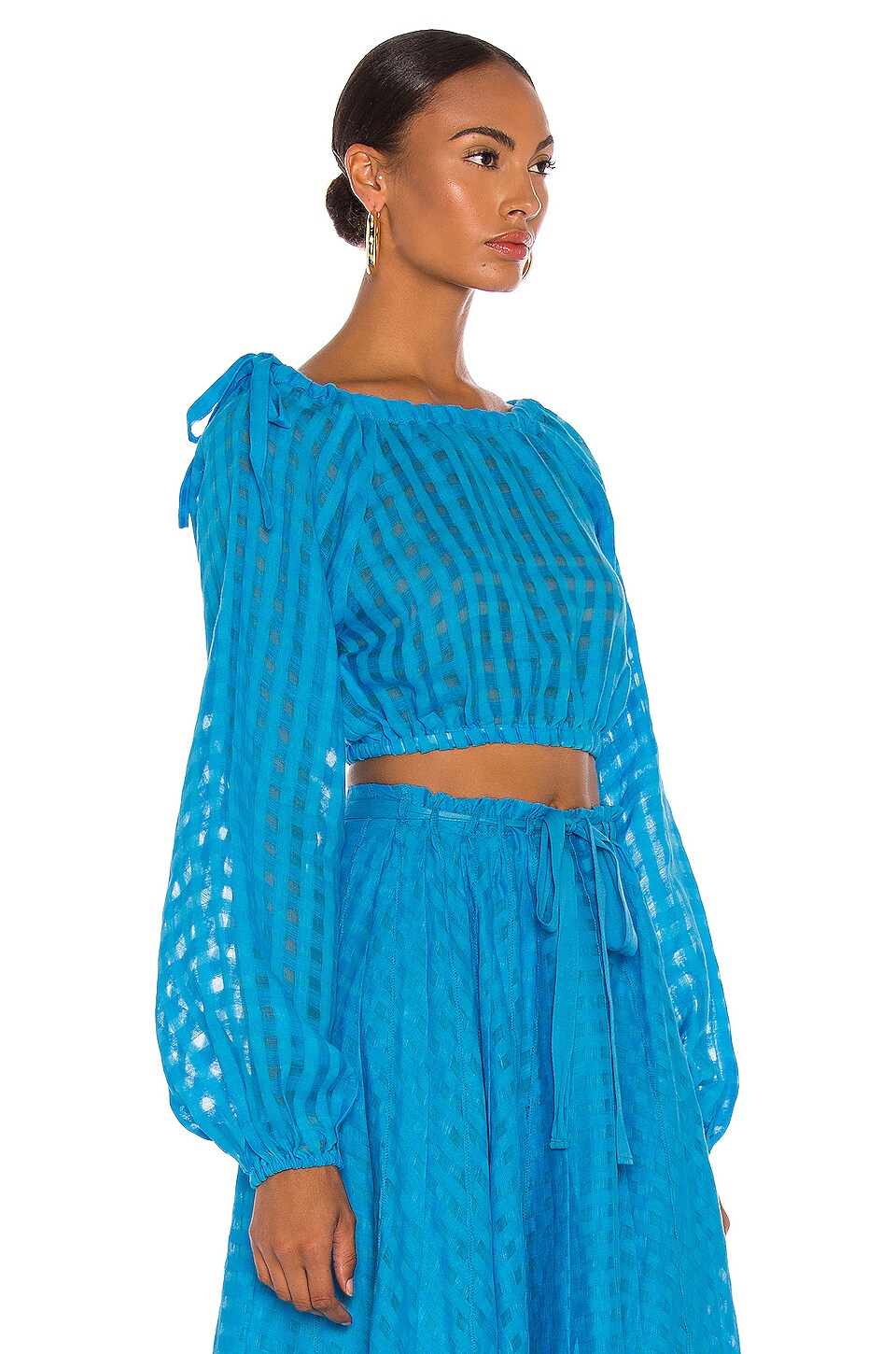 Cult Gaia Bria Top in Aqua | REVOLVE