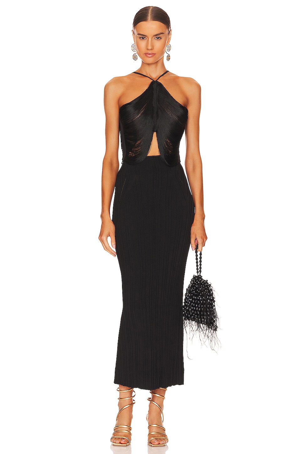 Cult Gaia Quella Top in Black | REVOLVE