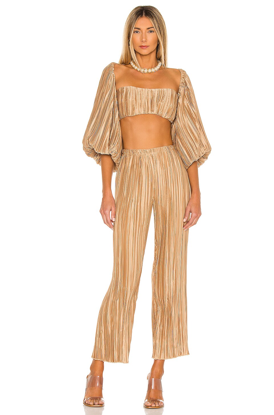 Cult Gaia Hanna Top in Light Camel | REVOLVE